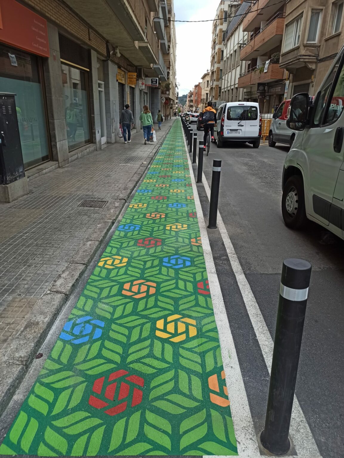 Mejora de aceras peatonales en Terrassa - Crossbasa
